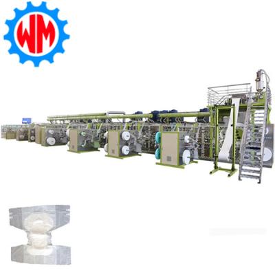 Quickly Export 2025 New 400pcs/min Adult Diaper Production Line with CE