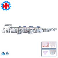 China High Efficiency Full Servo Menstrual Panties Making Machine with Oversea Training for sale