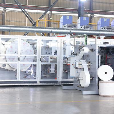 中国 高効率のフルセルボ 月経パンツを作る機械 海外訓練 販売のため