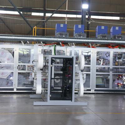 中国 高効率のフルセルボ 月経パンツを作る機械 海外訓練 販売のため