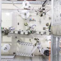 China Stable Work Sanitary Pad Making Machine 1200pcs/min Customizable System for sale