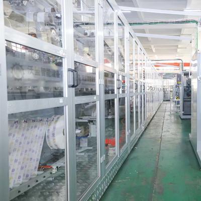 Κίνα Προηγμένη μηχανή παρασκευής πάνες για μωρά 800pcs/min Σταθερή παραγωγή προς πώληση