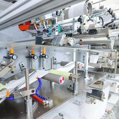Cina Macchina per la produzione di pannolini per bambini completamente servoassistita con rendimento del 98%, 800 pezzi/min, certificato CE ISO in vendita