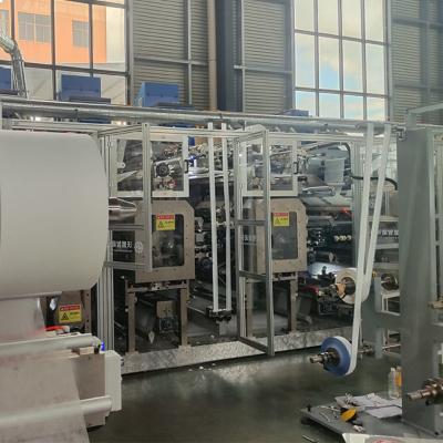 China Versatile Full Servo Adult Diaper Making Machine for Various Sizes and Styles of Diapers for sale