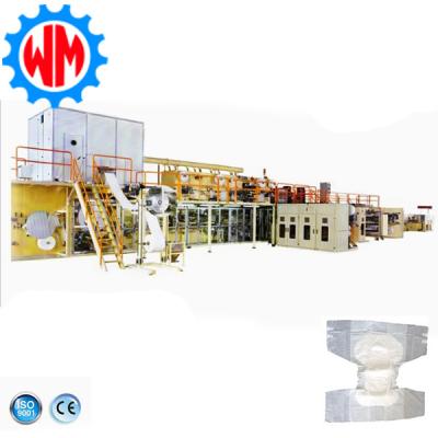 China Innovative 400pcs/min Adult Diaper Making Machine for Improved Efficiency and Productivity for sale