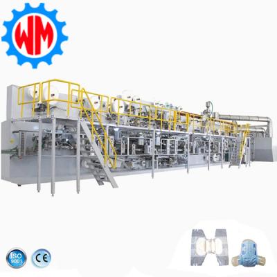 China High-Performance Full Servo Adult Diaper Making Machine for Large-Scale Production Needs for sale