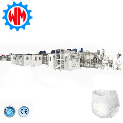 China Stable Production 700pcs/min Baby Training Panties Production Line CE Certificate for sale