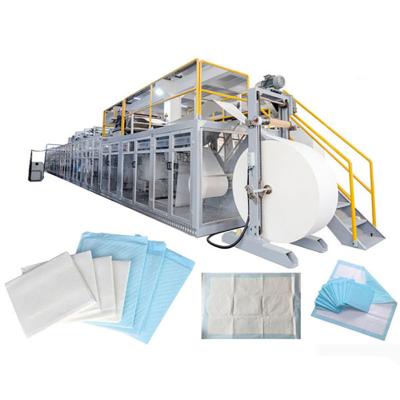 China Linha de Produção de Absorventes de Alta Velocidade 350m/min com Embalagem Automática à venda