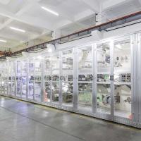 China Quickly Switch Specifications Sanitay Pad Making Machine 5 Sizes Customized for sale