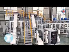300pcs/Min Diaper Production Machine 90% Efficiency Adult Diaper Machine