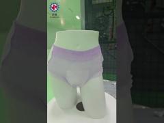 The customer expressed great satisfaction with our lady pants menstrual panties production line.