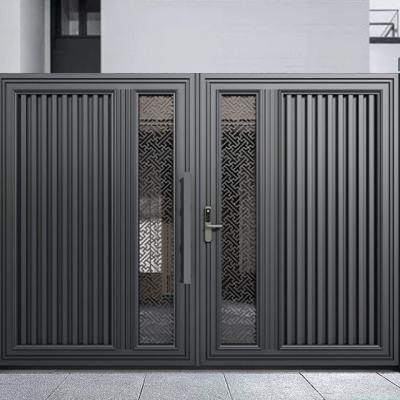 Cina Porte scorrevoli di alluminio esterne Porte d'ingresso in alluminio rivestite in polvere in vendita
