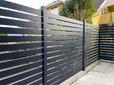 Cina Fence di alluminio da 8 piedi con fette piatte Dimensione 100*16*1.2 mm in vendita