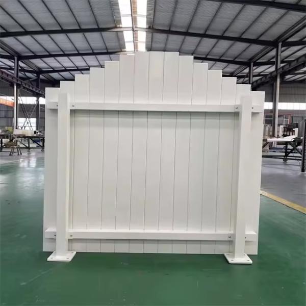 Quality Sports Barrier 5 Foot White Aluminum Fence Unassembled With Strong And Durable Structure for sale