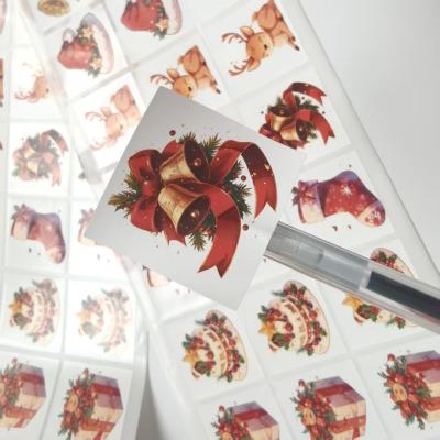 China Customized Size Whimsical Finish Christmas Gift Labels for Children's Santa Sacks for sale