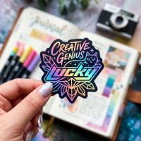 China Custom Creative Hologram Security Stickers for Cosmetics Electronics Luxury Packaging for sale