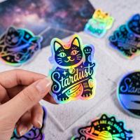 China Custom Creative Hologram Security Stickers for Cosmetics Electronics Luxury Packaging for sale