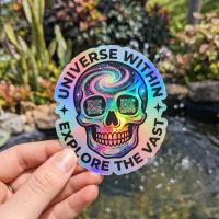 China Custom Creative Hologram Security Stickers for Cosmetics Electronics Luxury Packaging for sale