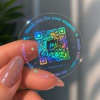 China Premium Holographic Security Labels Custom Logo Sticker for Product Authentication for sale