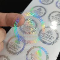 China Premium Holographic Security Labels Custom Logo Sticker for Product Authentication for sale