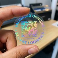 China Premium Holographic Security Labels Custom Logo Sticker for Product Authentication for sale