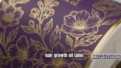 hair growth oil label