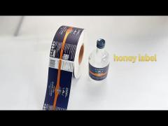 High Quality BOPP PE PP PVC Pet Vinyl Roll Matt Adhesive Label Stamped Gold Honey Sticker Custom Low