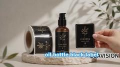 oil bottle black label