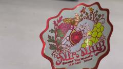 rose gold liquor label