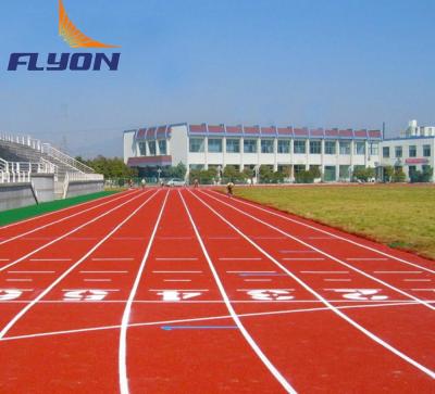 China Anti-slip Spray Coating System Running Track Paint in Situ EDPM rubber running track for sale