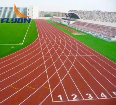 China Prefabricated System Running Track stadium running track athletic rubber running track for sale