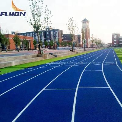 China rubber running track surface 13mm iaaf running track carpet athletics running track for sale