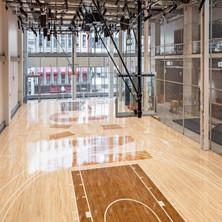 China PP Interlocking for basketball court imitation wood grain real wood look for sale