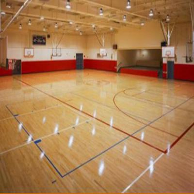 China indoor wood basketball court tiles wooden pp interlocking maple basketball court mat for sale
