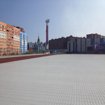 China Plastic wedding&dance flooring tent temporary floor turf protection covering stadium floors for sale