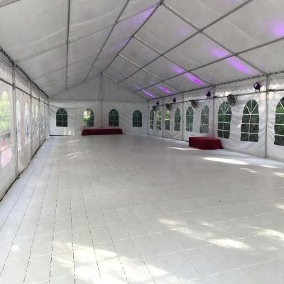 China Portable Event Modular Tent Flooring Turf Protection Cover Interlocking Tiles Stadium Floor for sale