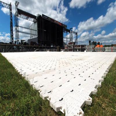 China Temporary Flooring for Outdoor Event Use Portable Lawn Protection Mats Event Floor for sale