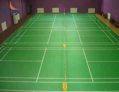 China used volleyball sport court for indoor basketball floor vinyl sport flooring badminton court mat for sale