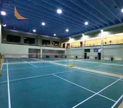 China Flyon PVC and Rubber Synthetic Badminton/Basketball/Tennis Court Sports Floor Mat for sale