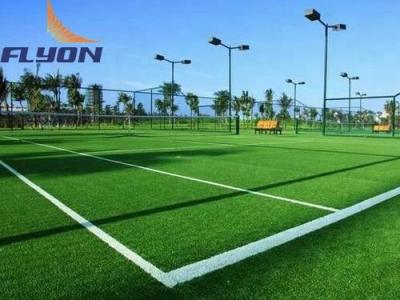 China easy to install interlocking sports flooring tiles green artificial turf grass fake grass for sale