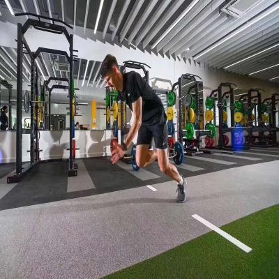 China Favorable price indoor high quality fitness floor gym floor tiles carpet rubber gym mat for sale