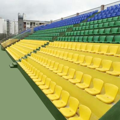 China Flyon Spectator stadium seating Tip up foldable chair and fixed sport court seating for sale
