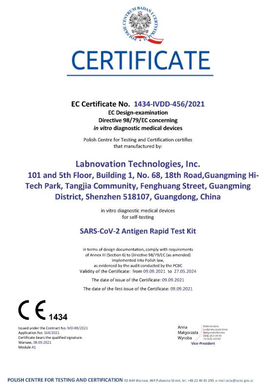 CE - Labnovation Technologies, Inc.