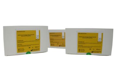 Cina Corredo rapido 20Tests/Kit diplomato CE della prova dell'antigene diagnostico SARS-CoV-2 in vendita