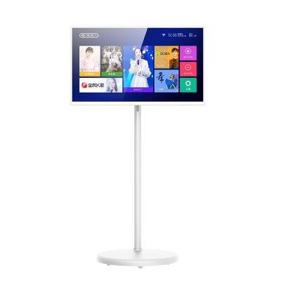 China 21.5/32 inch wireless smart movable tv Android OS Remote Control Portable Smart Screen 4k Touch Screen Monitor TV for sale