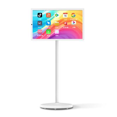 China 21.5/32 inch wireless smart movable tv Android OS Remote Control Portable Smart Screen 4k Touch Screen Monitor TV for sale