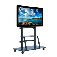 China Tempered Glass Screen LCD Digital Signage Display Multimedia Interactive Whiteboard for sale