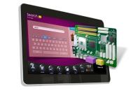 China LCD Touch Screen Digital Signage Display 15.6 Inch Open Frame Interactive Motion Sensor for sale