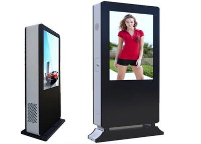 Cina pavimento all'aperto 55inch che sta contrassegno digitale, totem, chiosco di pubblicità dell'affissione a cristalli liquidi per l'esposizione commercializzante di pubblicità in vendita