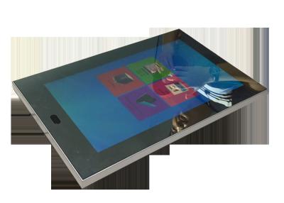 China 32 inch Transparency acrylic display stand Lipstick display Magic Mirror TV Display for sale
